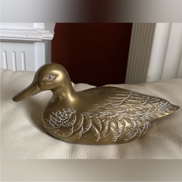Accents | Vintage Solid Brass Duck | Poshmark
